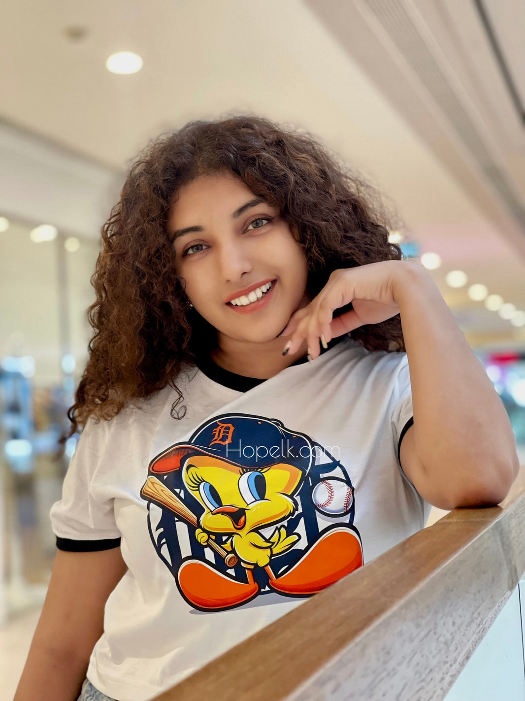 Ringer crop top – Hopelk